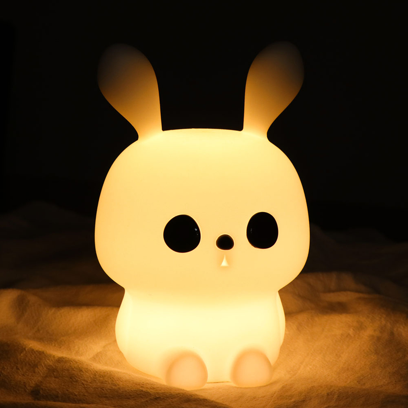 Wholesale Lovely Rabbit Night Light, Rabbit Silicone Lamp