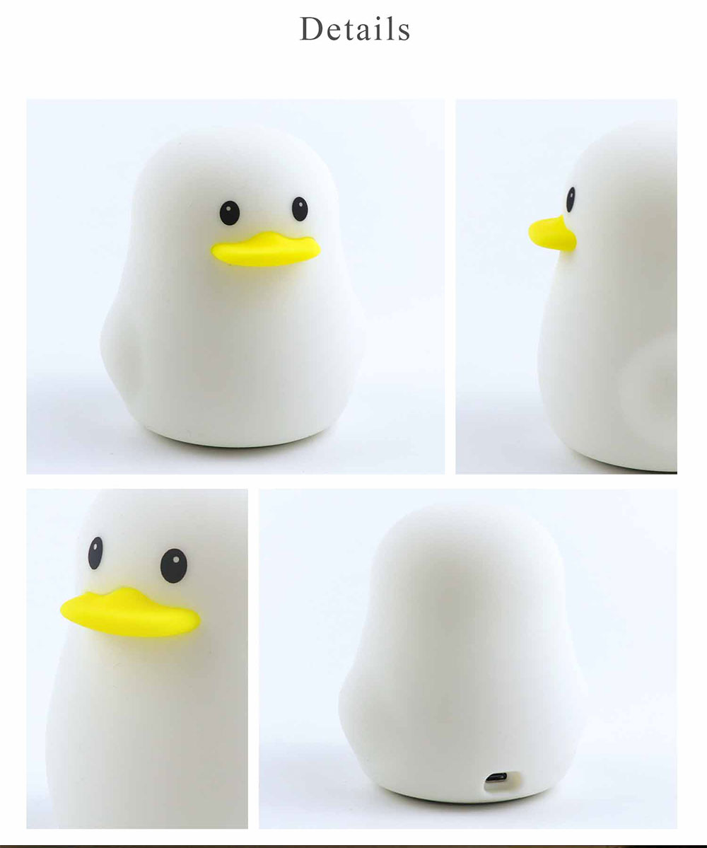 Silicone Night Light | Duck Night Light for Kids