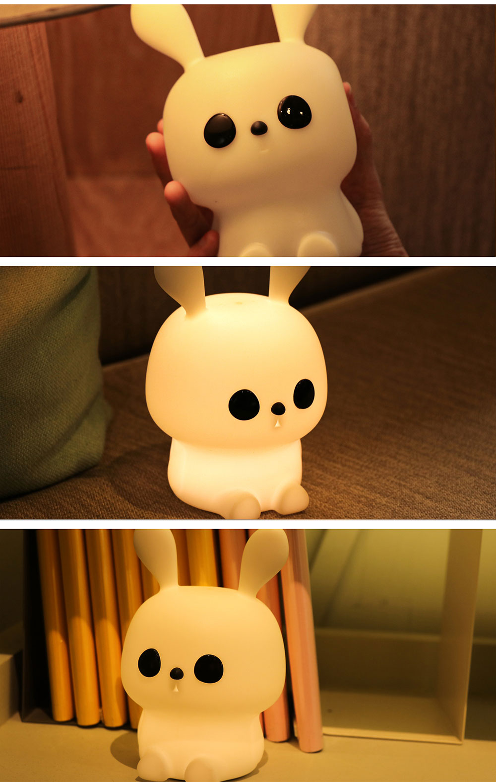 Wholesale Lovely Rabbit Night Light, Rabbit Silicone Lamp