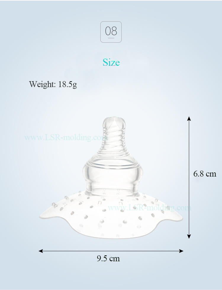 LSR Liquid Silicone Nipple Shield | Silicone Breastfeeding Shield